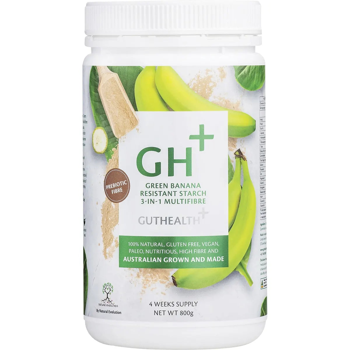 Natural Evolution GH +Green Banana Starch 800g – Nelson Bay Health Foods