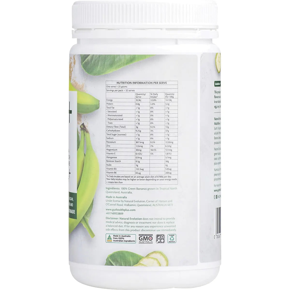 Natural Evolution GH +Green Banana Starch 800g – Nelson Bay Health Foods